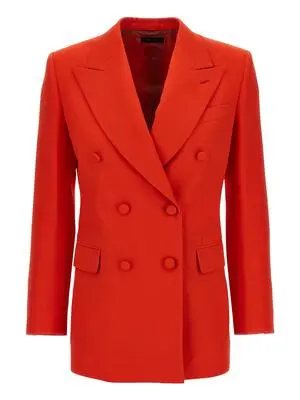 Brioni Double-breasted Blazer - Red