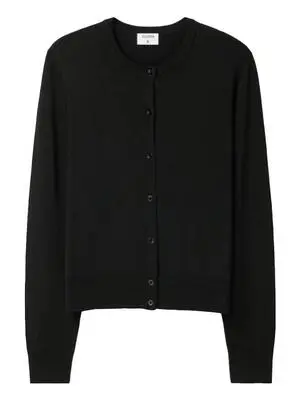Filippa K Filippa K Glossy Buttoned Cardigan Black