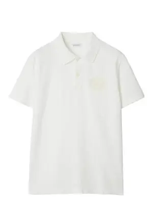 Burberry Burberry EKD Short Sleeved Polo Shirt Chalk