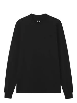 Rick Owens Long Sleeved Crewneck T-shirt - Black