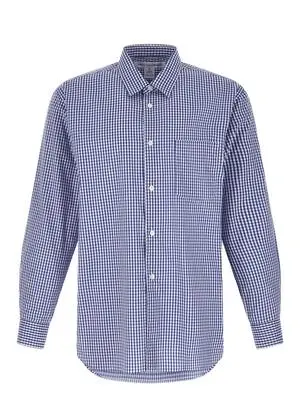 Comme Des Garçons Vichy Check Shirt - Blue