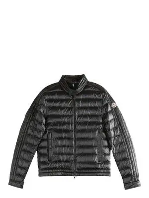 Moncler Quilted Zip-up Jacket - Black