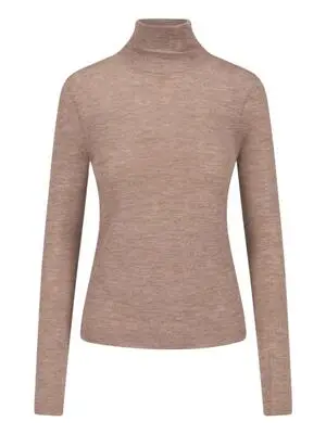 LISA YANG Lory Cashmere Turtleneck - Brown