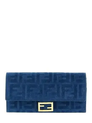 Fendi Continental Baguette Chained Wallet - Blue