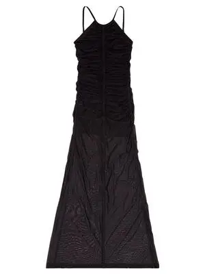 DIESEL® D-amami Ruched Maxi Dress - Black