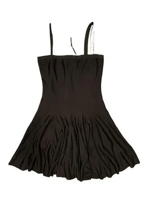 Balmain Spaghetti Strap Dress - Black