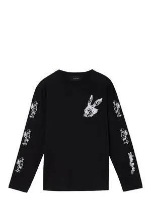 Simone Rocha Double Tortoise And Hare Long-sleeved T-shirt - Black
