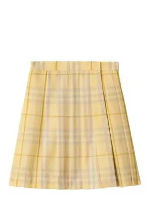 BURBERRY Burberry Check Pattern Skirt