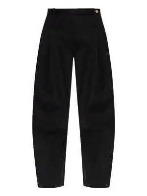 Versace Medusa Button Panel Trousers - Black