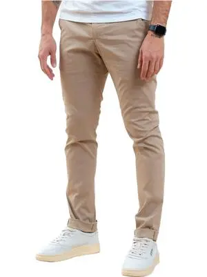 DONDUP Dondup Straight-Leg Trousers Brown