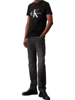 Calvin Klein Slim Monogram T-shirt - Black