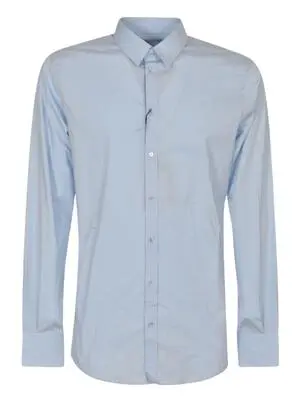 Dolce & Gabbana Dolce Gabbana Long-sleeved Buttoned Shirt - Blue