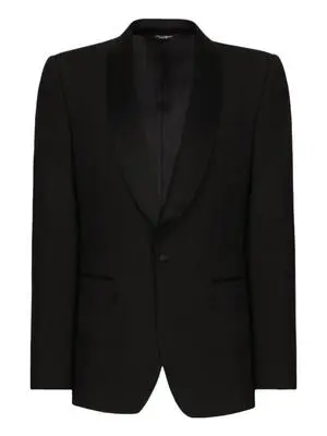 Dolce & Gabbana Sicilia-fit Tuxedo Jacket - Black
