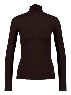 FERRAGAMO High Neck Knitted Jumper - Black