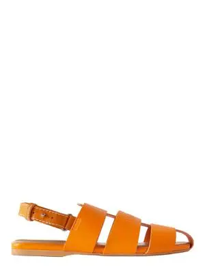 J.W.ANDERSON Logo Flat Sandals - Orange