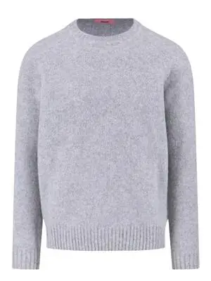 DRUMOHR Lambswool Crew-neck Sweater - Grey