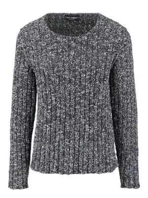 Dolce & Gabbana Crewneck Knit Jumper - Gray
