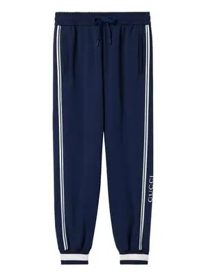 Gucci Technical Jersey Jogging Pants - Black