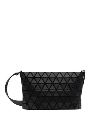 Issey Miyake Crystal Matte Zip-up Shoulder Bag - Black