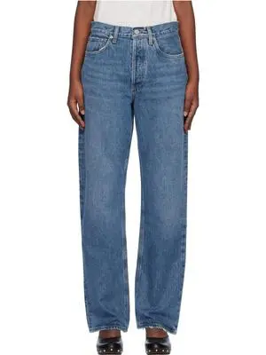 AGOLDE Agolde High Rise Denim Trousers