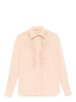 Ermanno Scervino Lace Paneled Shirt - Nude