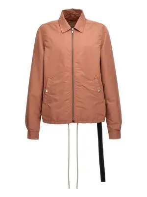 Rick Owens Zip Up Padded Jacket - Brown