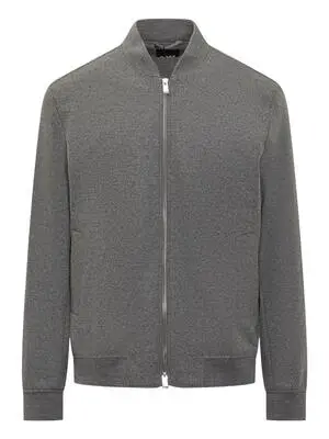 Hugo Boss Zip-up Bomber Jacket - Black