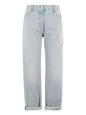 DARKPARK Chain Detail Jeans - Gray