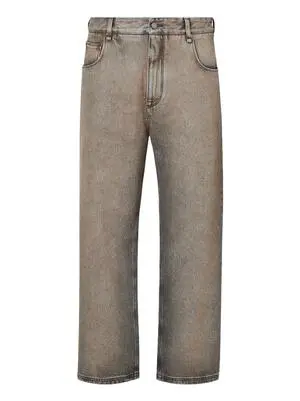 Fendi Long Jeans - Gray