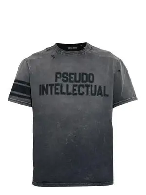 MISBHV Distressed-finish T-shirt - Black