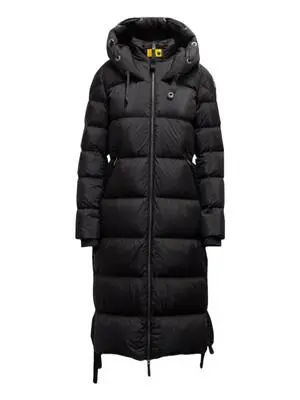 PARAJUMPERS Long Down Jacket With Hood - Black