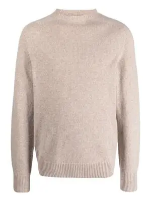 LANVIN Crewneck Knitted Jumper - Nude