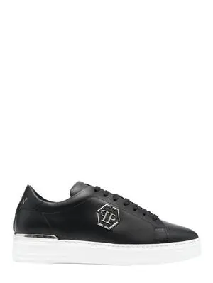 Philipp Plein Hexagon Lace-up Sneakers - Black