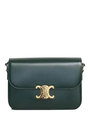 CELINE Celine Classique Triomphe Bag In Shiny Calfskin