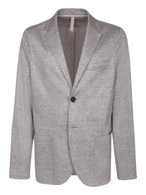 Harris Wharf London Single-breasted Buttoned Blazer - Gray