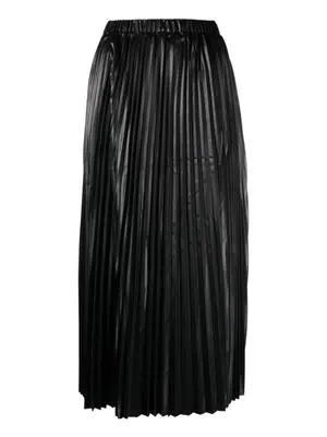 Junya Watanabe Pleated Straight Hem Trousers - Black