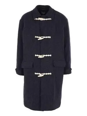 Comme Des Garçons Homme Pinstriped Coat - Black