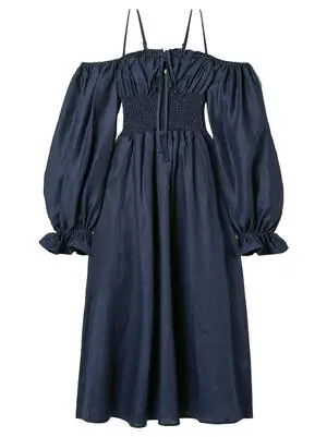 Sleeper Off-the-shoulder Maxi Dress - Black
