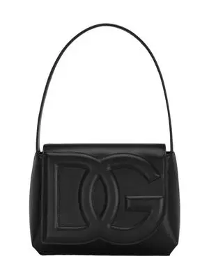 Dolce & Gabbana Dg Logo Shoulder Bag - Black