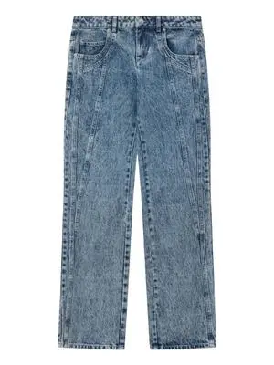 Isabel Marant Étoile Jaylis Washed Denim Bootcut Jeans - Light Blue