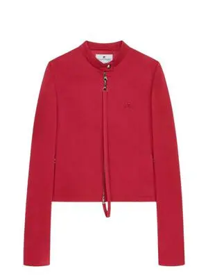 COURREGES Courrèges Zip-up City Jacket - Red