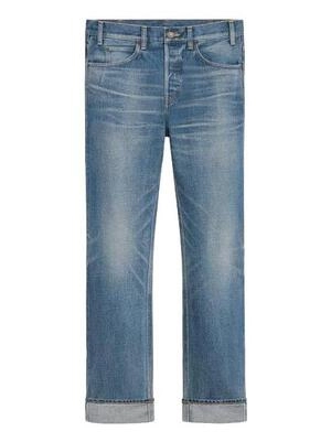 Celine Union Wash Loose Waist Jeans - No
