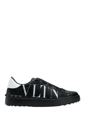 Valentino Garavani Rockstud Vltn Open Sneakers - Black