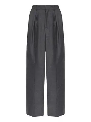 MAISON MARGIELA MAISON MARGIELA Pleated Wide-Leg Trousers