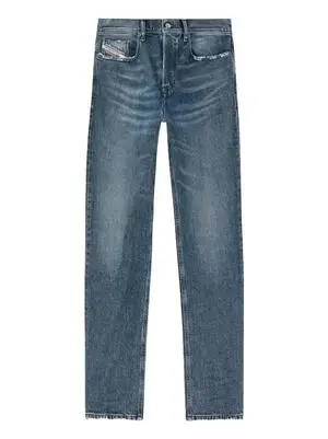 DIESEL® Diesel 2023 D-Definitive 007Y7 Distressed Jeans Medium Blue