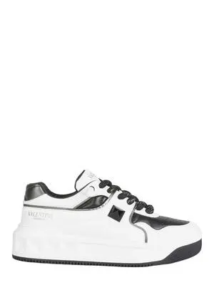 Valentino Garavani Perforated Lace-up Sneakers - White