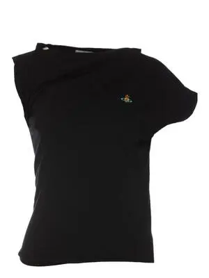 VIVIENNE WESTWOOD Vivienne Westwood Asymmetric Short-Sleeved T-Shirt Black
