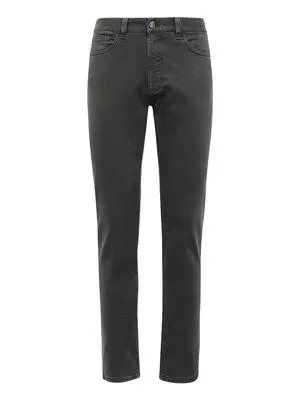 Zegna Belt Loop Jeans - Black