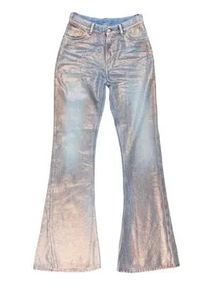Acne Studios Fitted Glitter Jeans - Gray