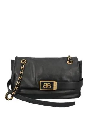 Balenciaga Modu Flap Medium Tote Bag - Black